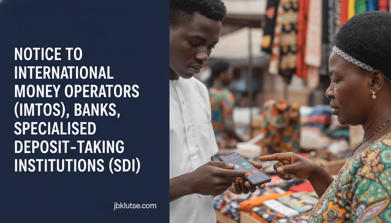 Bank of Ghana New Rules for Mobile Money and Payment Services